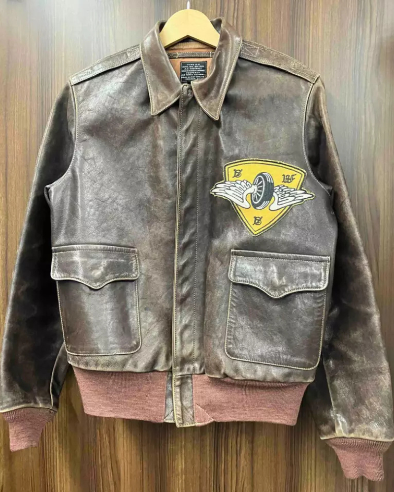 Vintage The Real Mccoys Type A-2 Leather Jacket