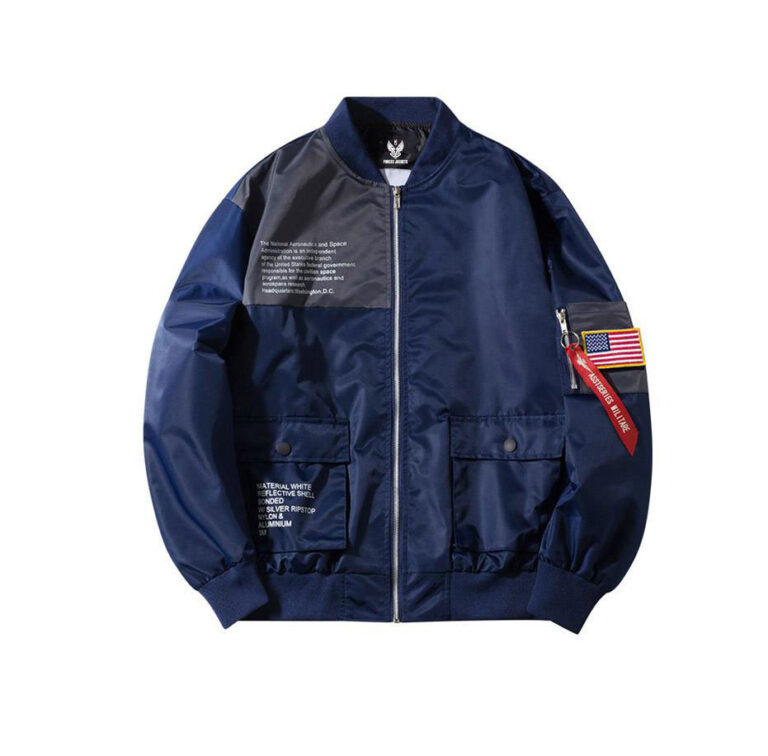 Men's Pilot Fighter Nylon Bomber Jacket - Forces Jackets