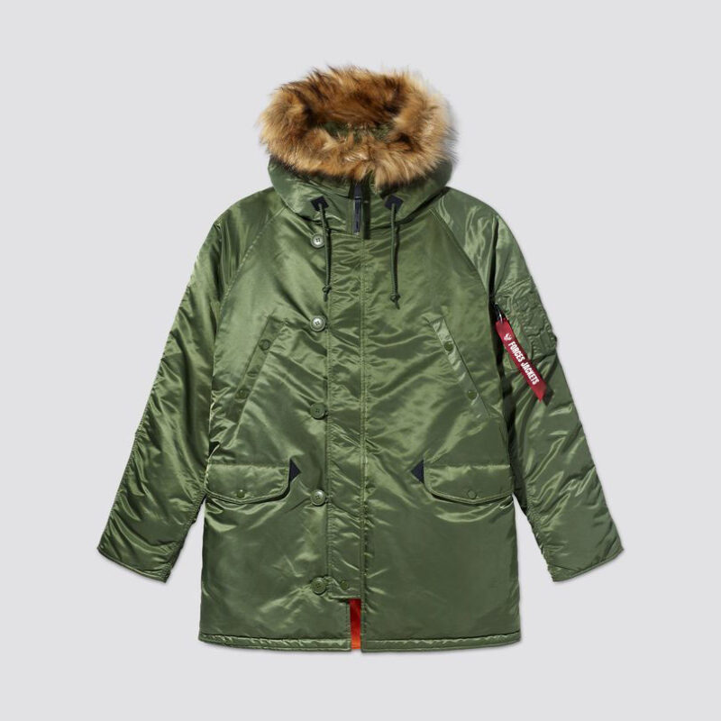N-3B SLIM FIT MEN'S PARKA JACKET - FORCES JACKETS