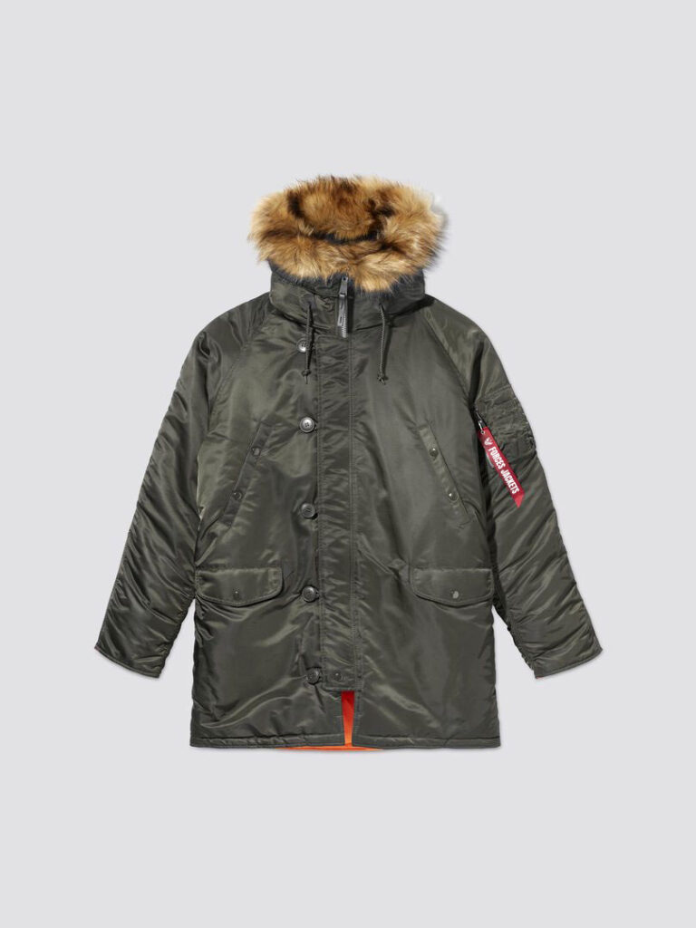 N-3B SLIM FIT MEN'S PARKA JACKET - FORCES JACKETS