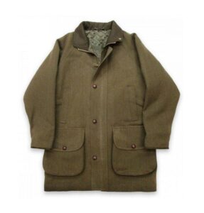 Men's Suede Brown Field Coat - Forces Jackets