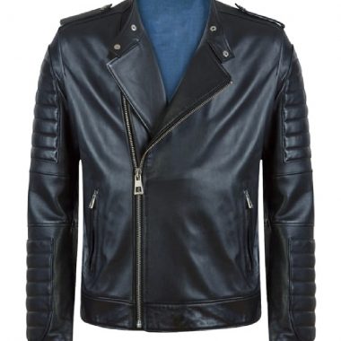 Men's Black Pointer Leather Jacket - Forces Jackets
