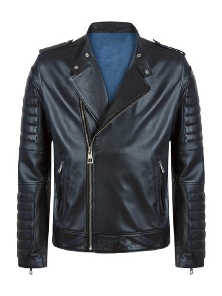 Men's Black Pointer Leather Jacket - Forces Jackets