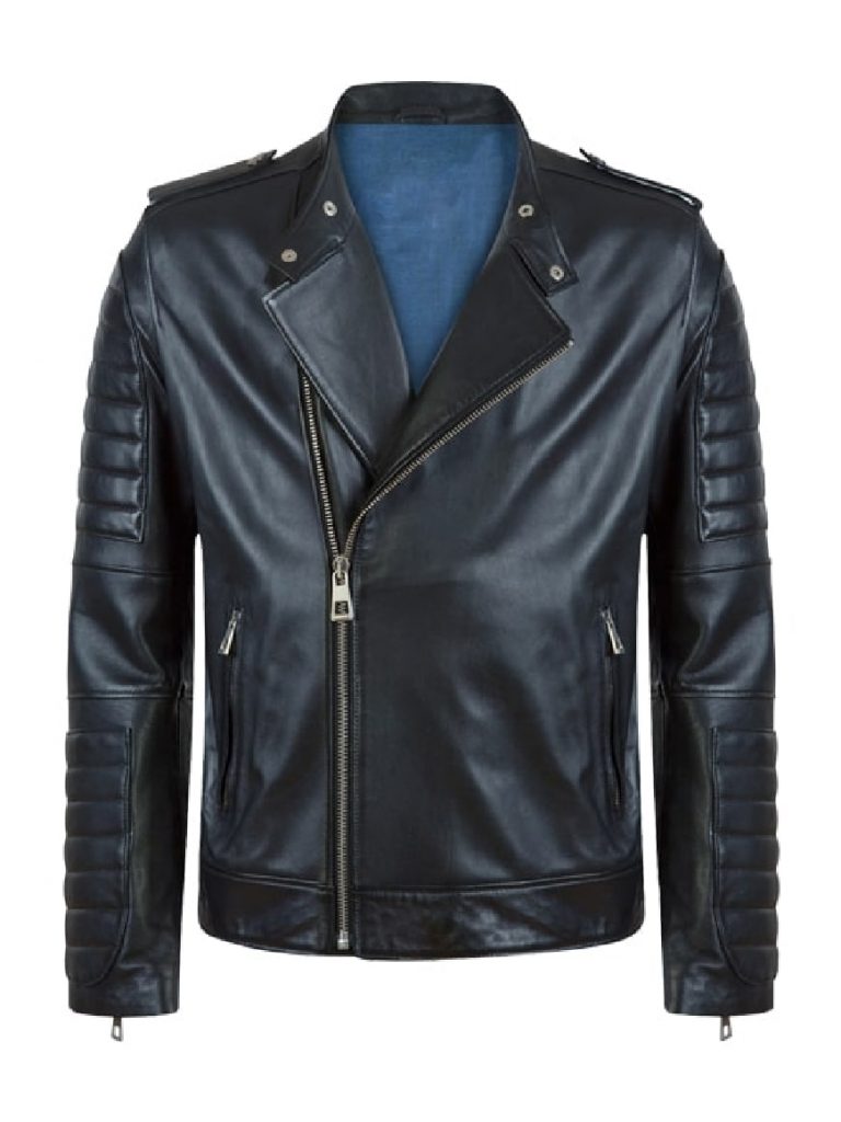 Men's Black Pointer Leather Jacket - Forces Jackets